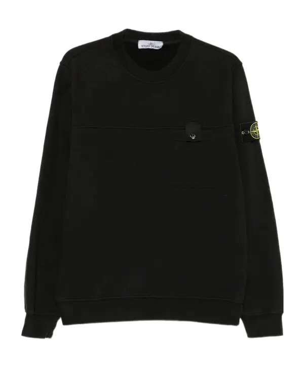 Stone Island Crew-neck Sweatshirt - Black