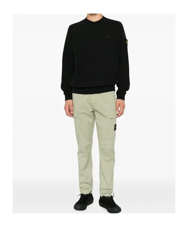 Stone Island Crew-neck Sweatshirt - Black
