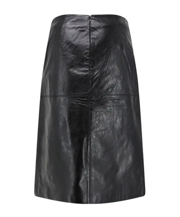 Soeur Leather Skirt With A Zipper