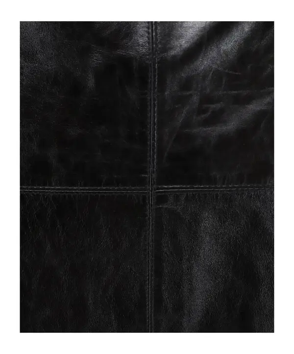 Soeur Leather Skirt With A Zipper