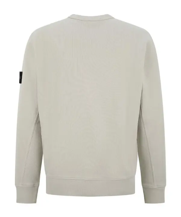 Stone Island Crewneck Sweatshirt With Ribbed Details