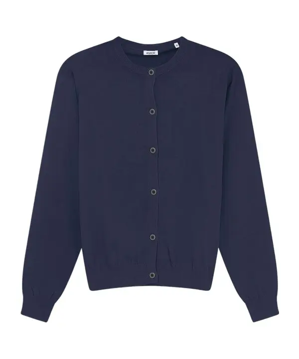 Aspesi Single-breasted Long-sleeve Knit Top