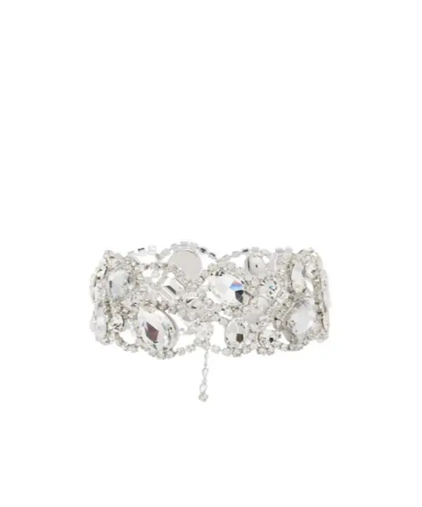 Magda Butrym Crystal-embellished Necklace - Silver