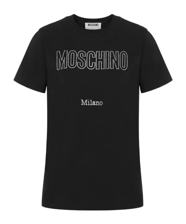 Moschino Embellished T-shirt - Black