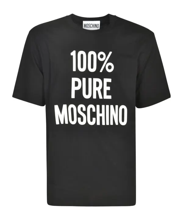 Moschino Oversized Print T-shirt - Black