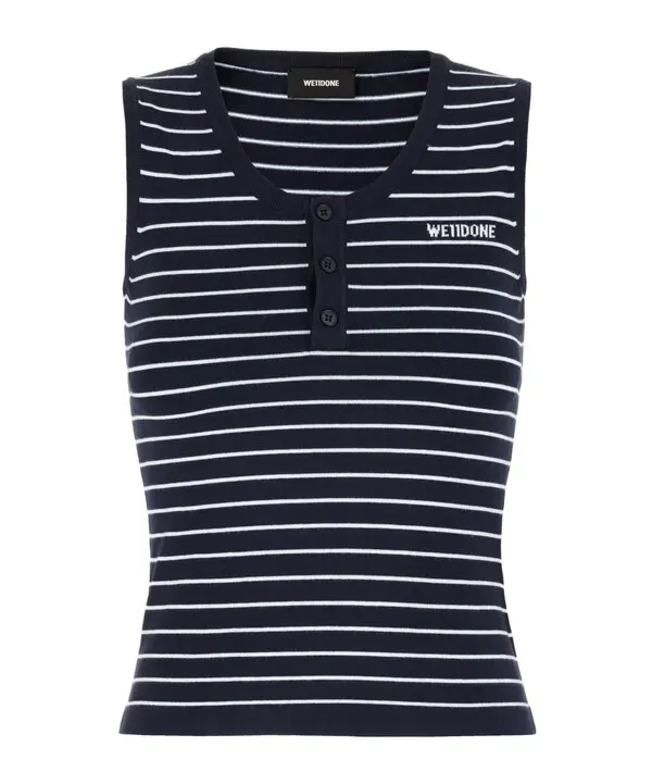 We11Done Striped Vest