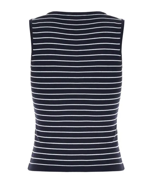 We11Done Striped Vest