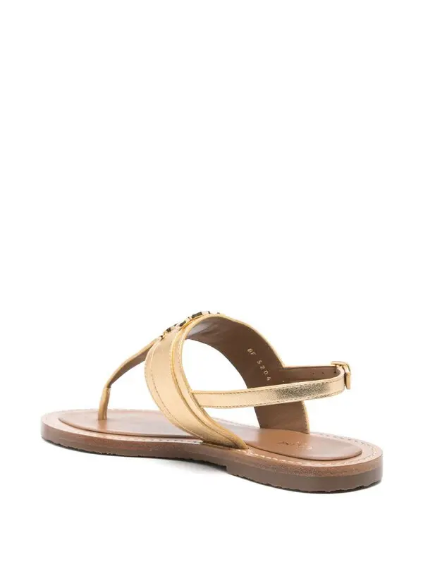 Celine Round Toe Flat Sandals