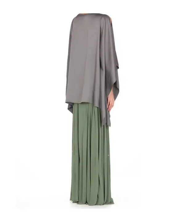 LANVIN Boat Neck Caftan Top