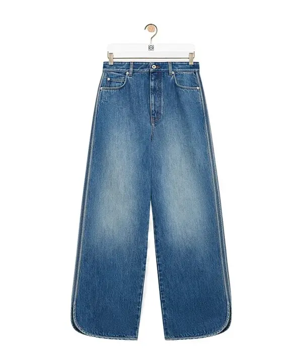 Loewe Wide Leg Jeans - Denim Blue
