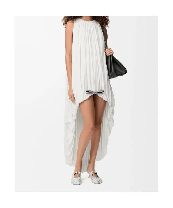 Loewe Draped Dress In Silk