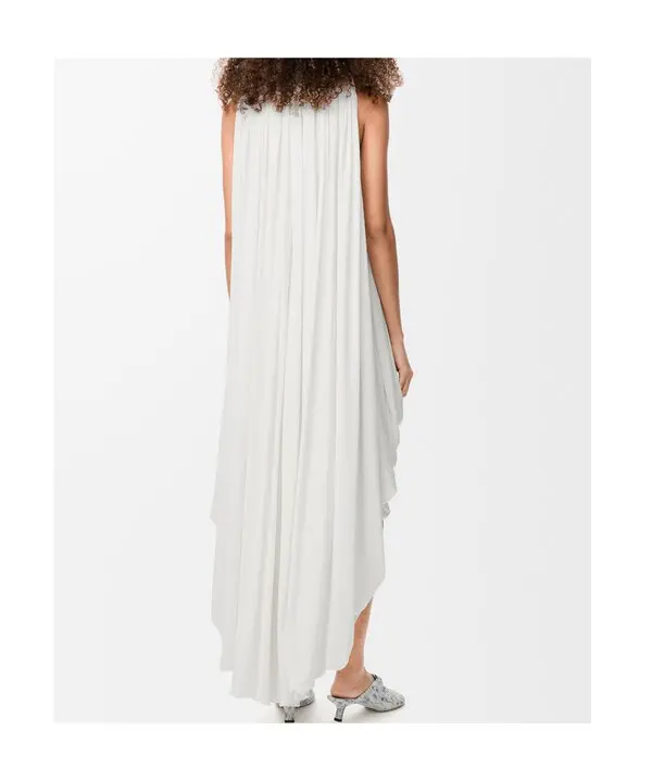Loewe Draped Dress In Silk