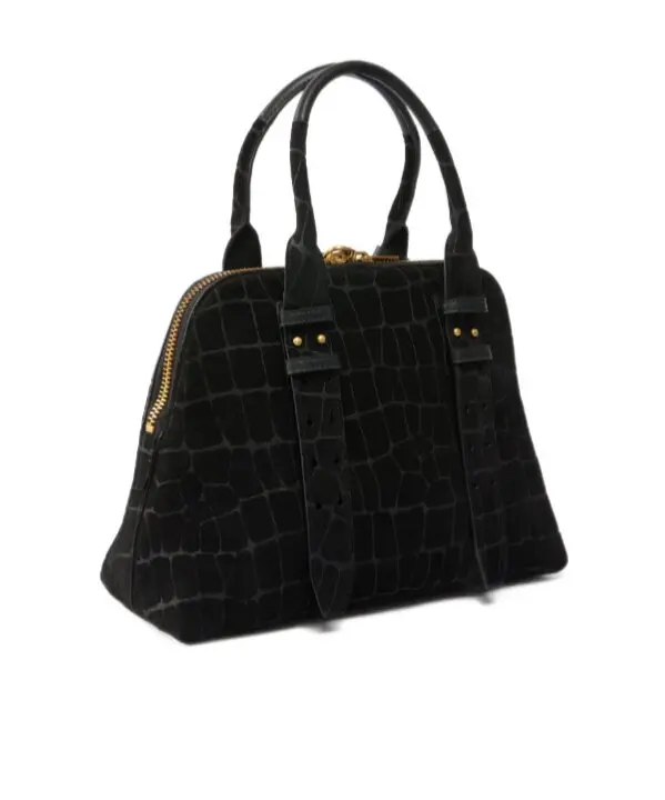 Pinko Escape Bag Small Handbag In Crocodile-print Leather