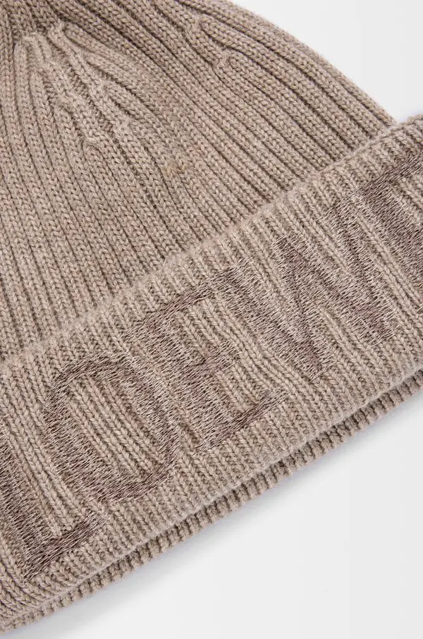 Loewe Logo Embroidered Ribbed-knit Beanie