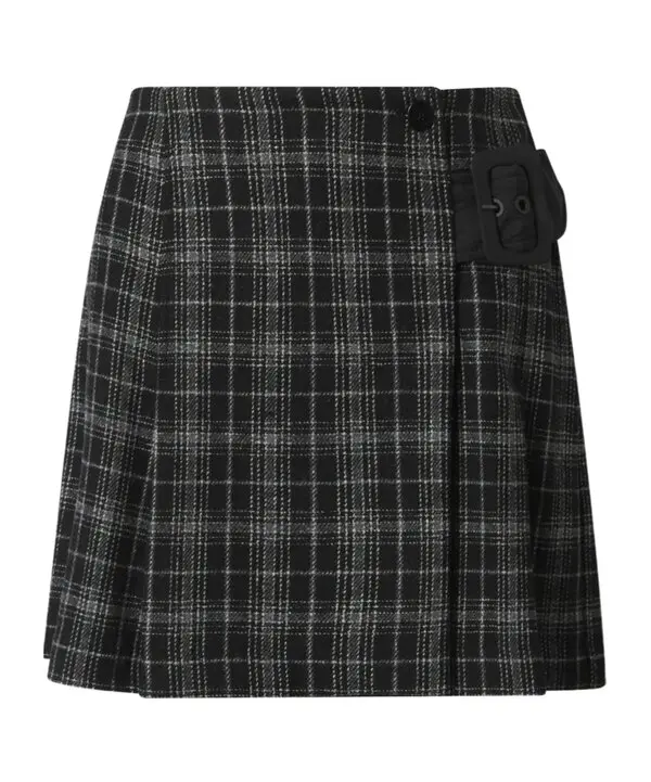 Pinko Plaid Midi Skirt