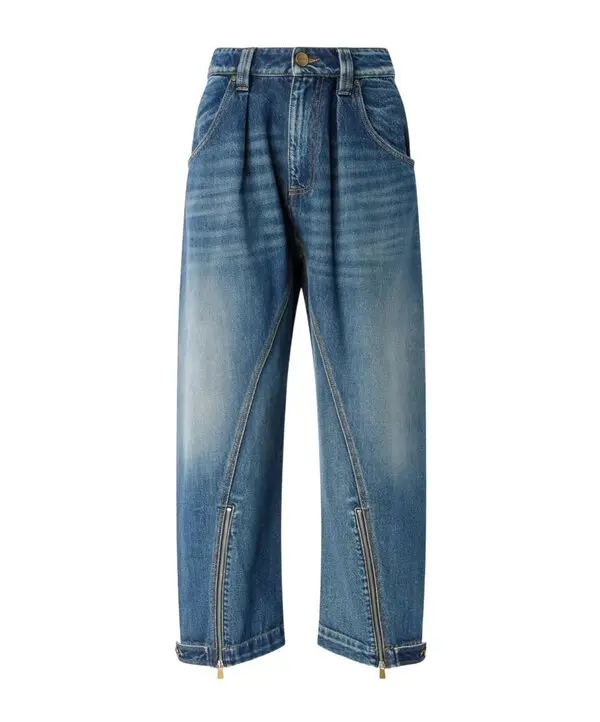 Pinko Zip Detailed Balloon Jeans