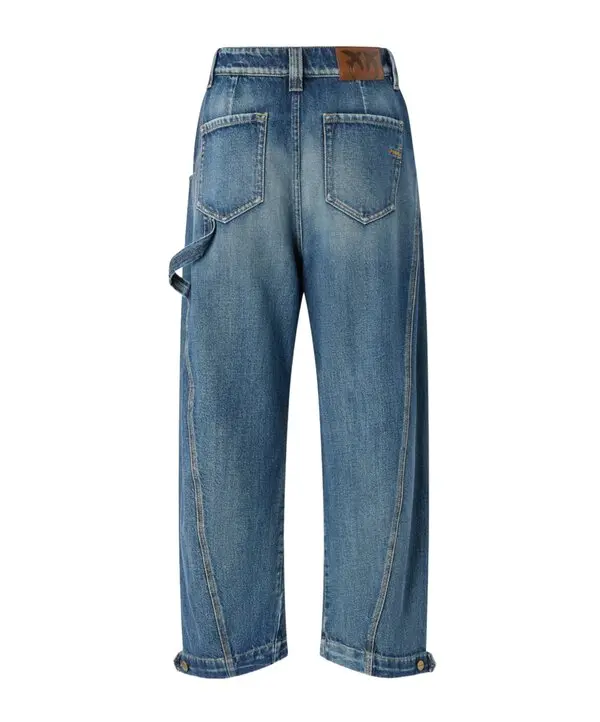Pinko Zip Detailed Balloon Jeans