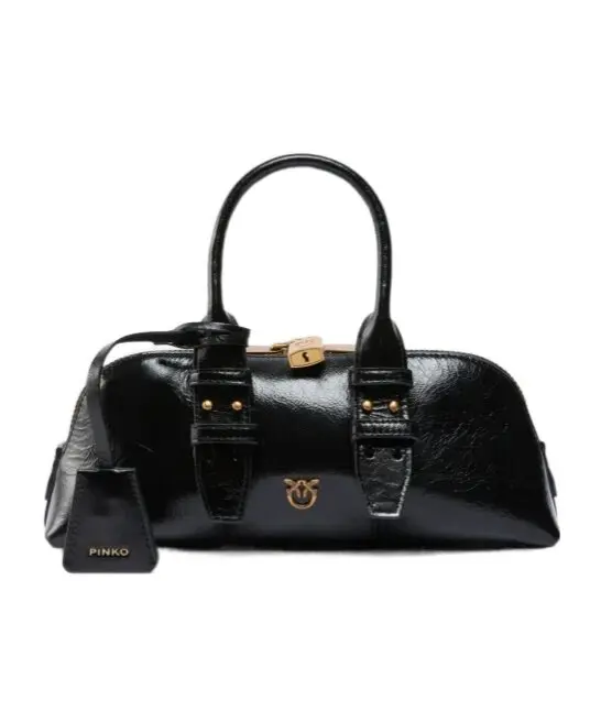 Pinko Escape Baguette Small Handbag - Black