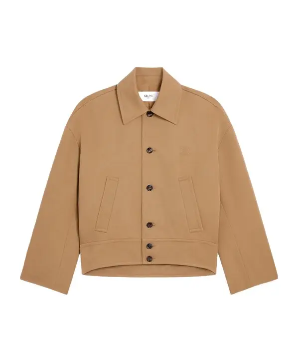 Celine Jacket In Cotton Wool Gabardine
