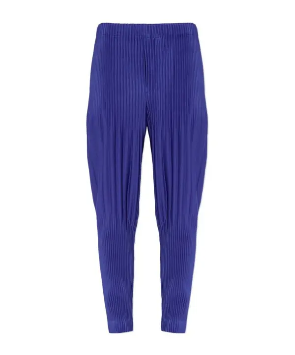 Issey Miyake Pleated Trousers - Blue