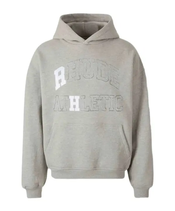 Rhude Athletic Printed Hoodie - Gray