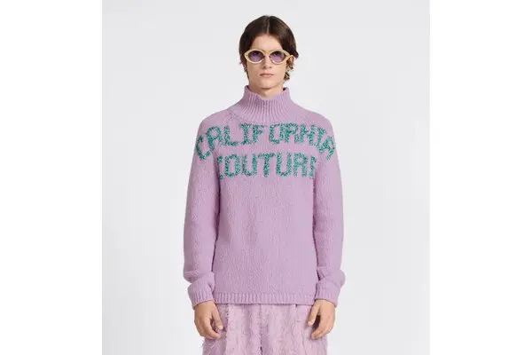 Dior Logo Intarsia-knit Jumper