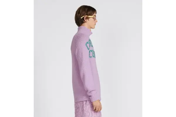Dior Logo Intarsia-knit Jumper