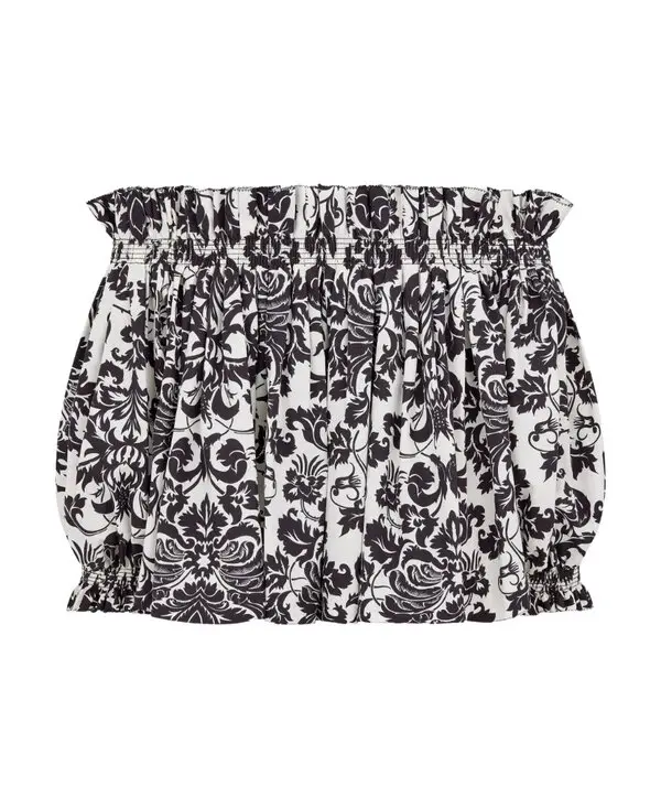 Dior Off-shoulder Printed Top