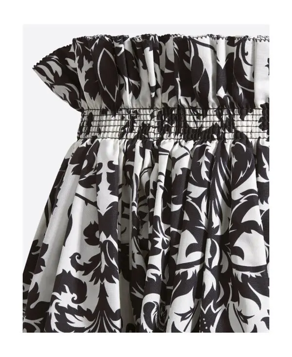 Dior Off-shoulder Printed Top