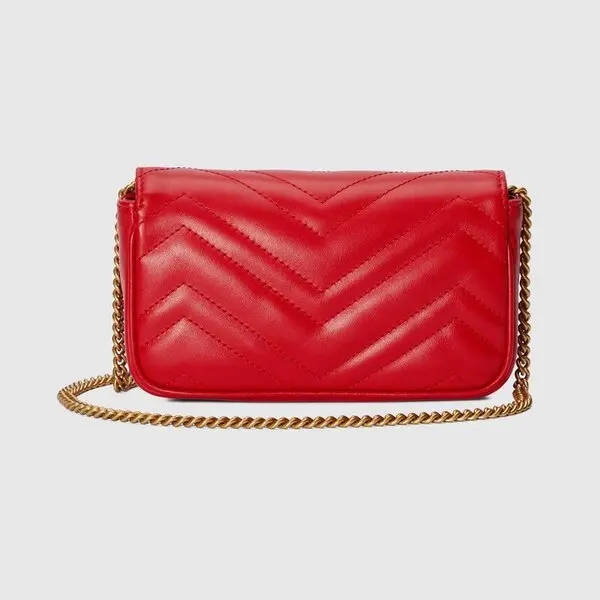 Gucci Marmont Shoulder Bag - Red