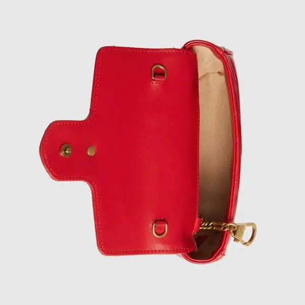 Gucci Marmont Shoulder Bag - Red