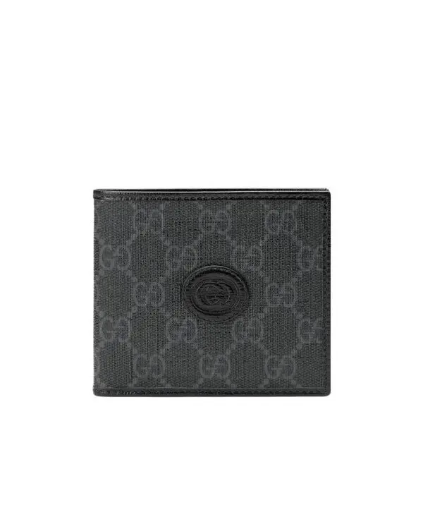 Gucci Logo Patch Bi-fold Wallet