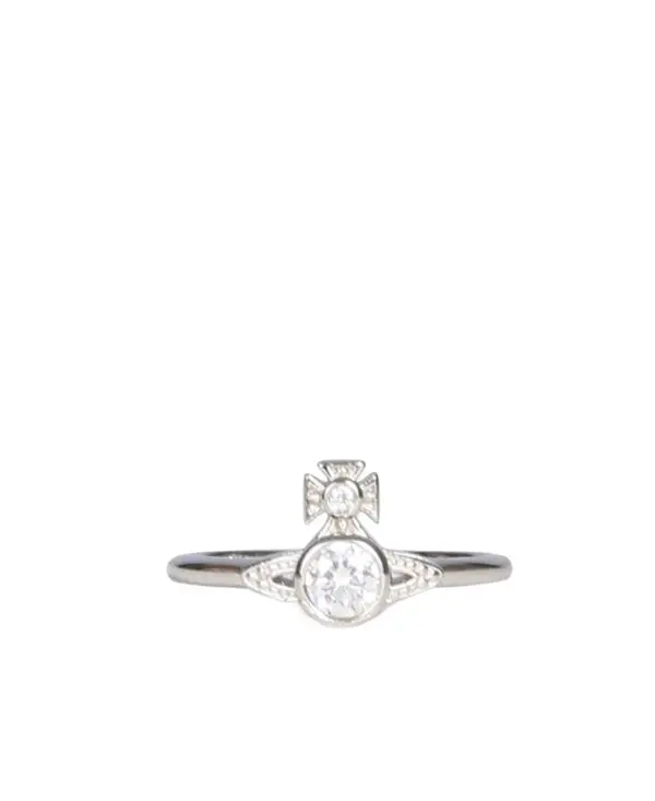 VIVIENNE WESTWOOD Logo Ring - White