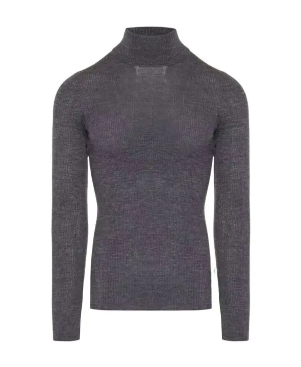 Gucci Ribbed Wool Roll Neck Jumper - Black