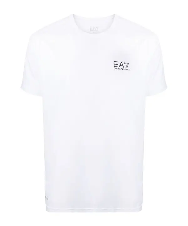 EA7 Logo-printed Two-piece Tracksuit - White