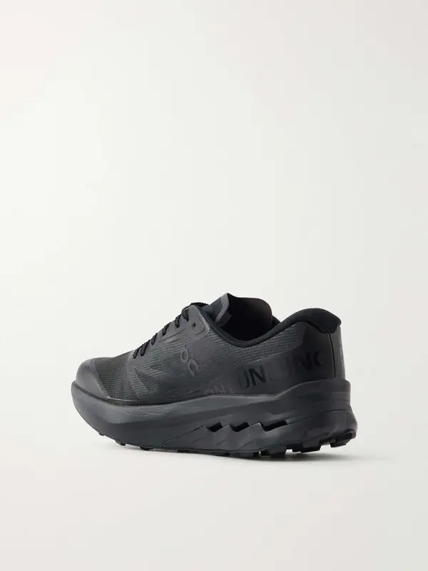 On Cloudultra Peak Rubber-trimmed Stretch-knit Sneakers - Black