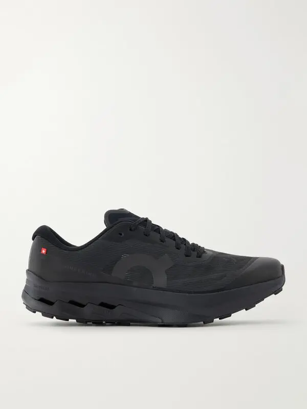 On Cloudultra Peak Rubber-trimmed Stretch-knit Sneakers - Black
