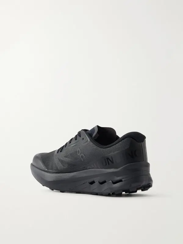 On Cloudultra Peak Rubber-trimmed Stretch-knit Sneakers - Black