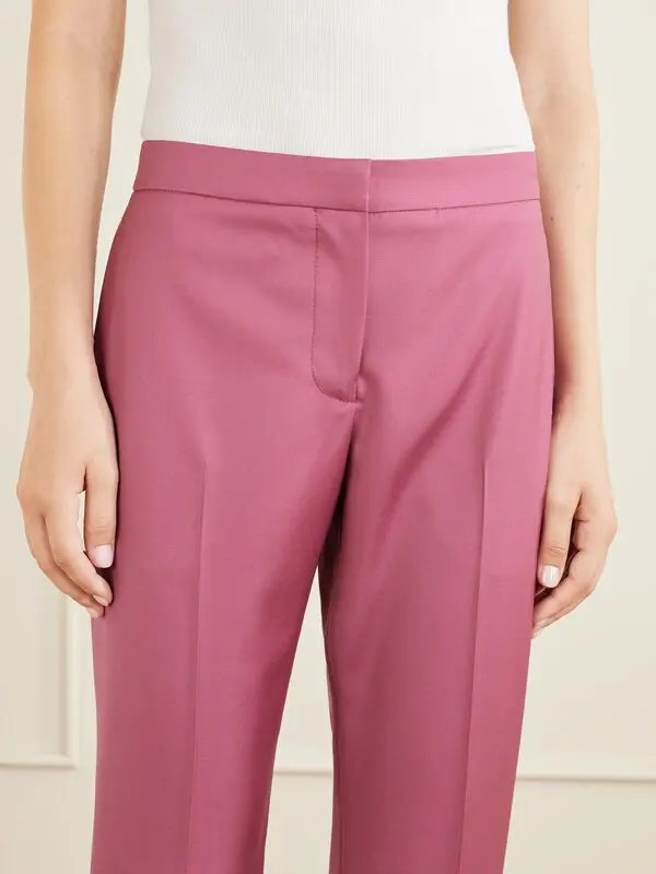Alexander McQueen Wool Straight-leg Trousers