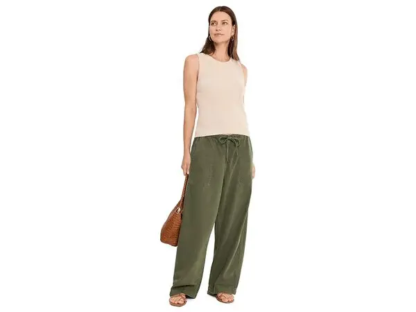 Madewell Utility Pull-on Barrel Pants Faded Ivy