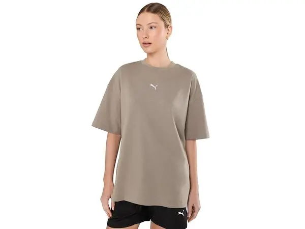 PUMA Essentials Oversized T-shirt - Taupe