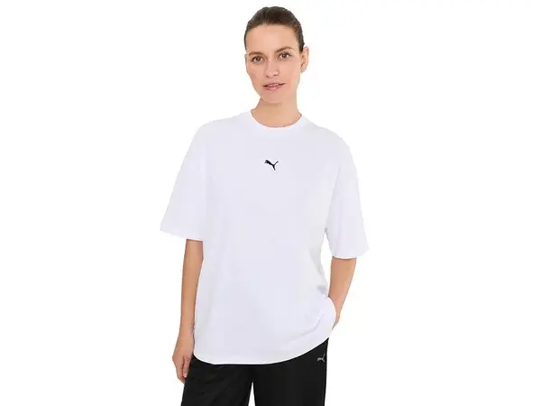 PUMA Essentials Oversized T-shirt Clothing - White