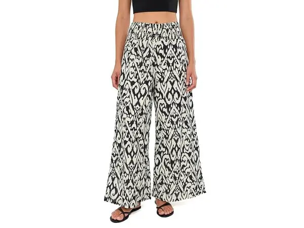 Vince Camuto Cropped Wide Leg Pants Clothing Rich - Black