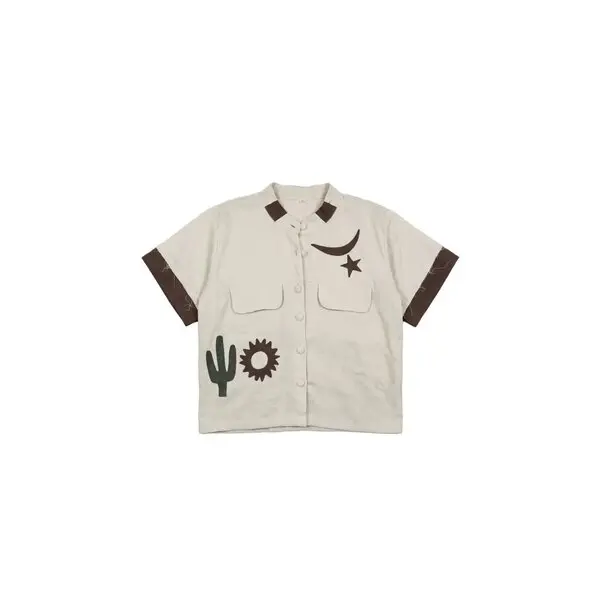 MUDA CLOTHING FZ LLC Neutrals Barakah Linen Shirt - Beige