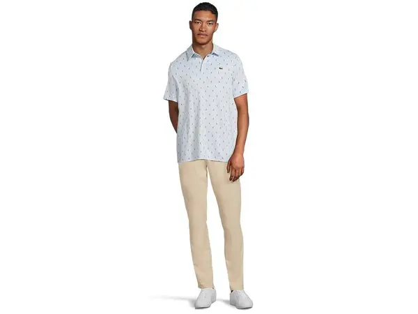 Lacoste Regular Fit Uv Protect Golf Polo Clothing Light /teal