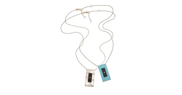 Jennifer Zeuner Jewelry Wallace Necklace 18k Yellow Gold Plated Silver - One-color
