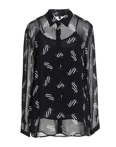 Armani Exchange Shirt Size Viscose - Black