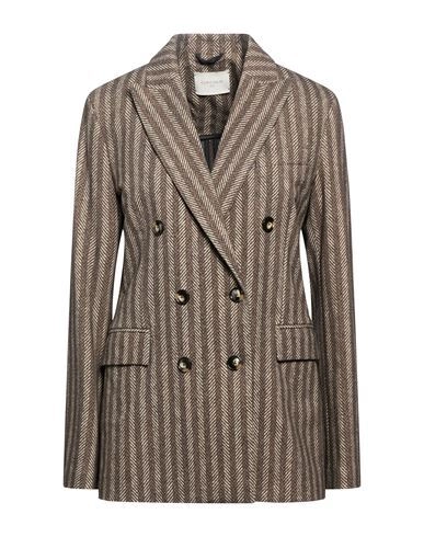 CIRCOLO 1901 Blazer Size Cotton, Elastane - Beige