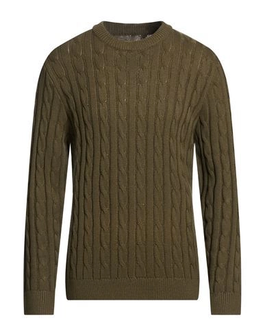 JACK & JONES Sweater Military Size Acrylic, Cotton - Green