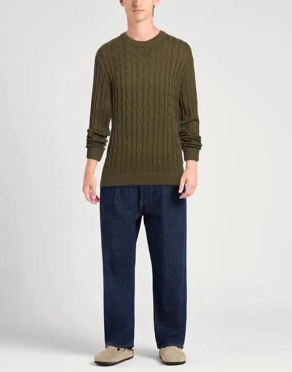 JACK & JONES Cable-knit Crewneck Sweater
